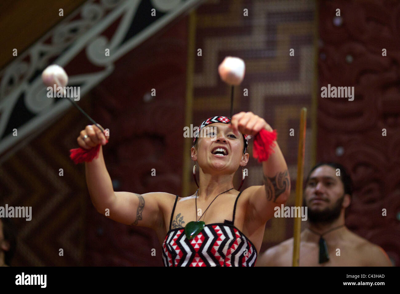 Maori cultural performances hi-res stock photography and images - Alamy