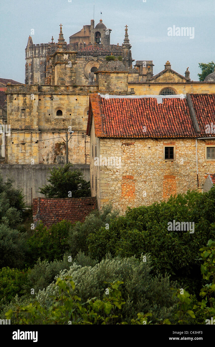 View of the Convent of Christ Convento de Cristo a former Roman ...