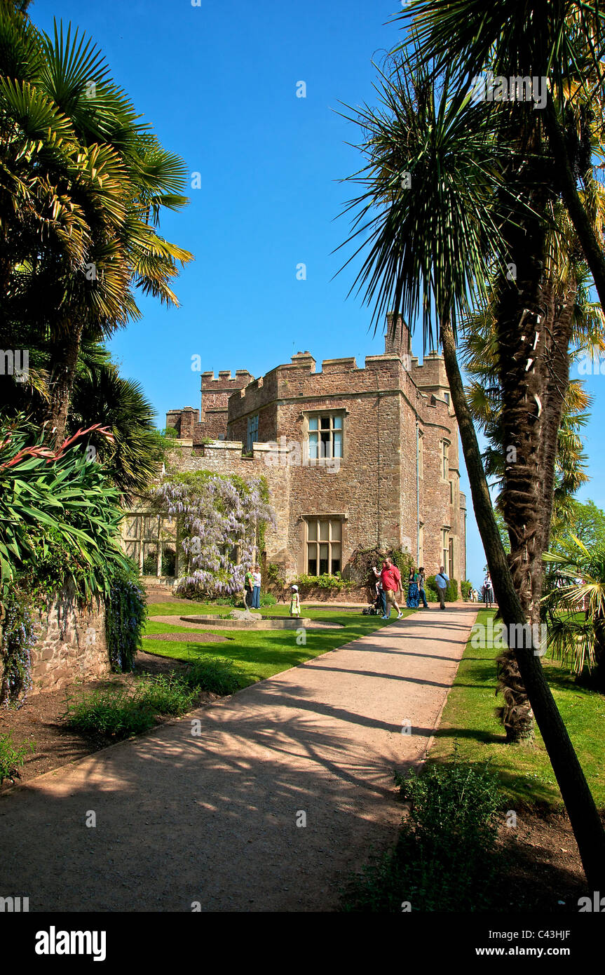 Dunster Castle Somerset UK National Trust Stock Photo - Alamy