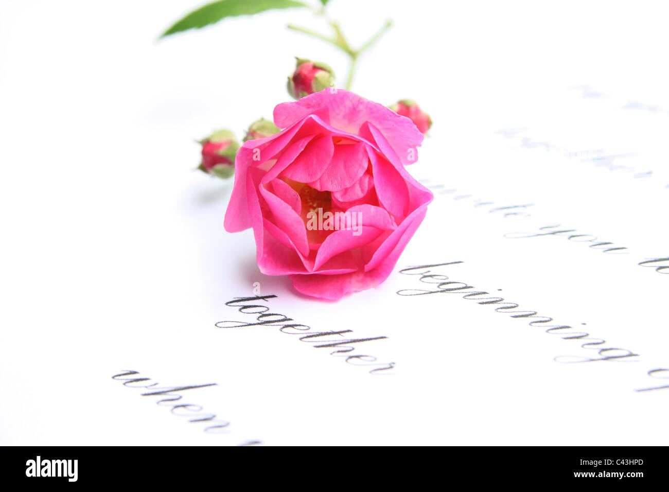 Old letter envelope handwriting Cut Out Stock Images & Pictures - Alamy