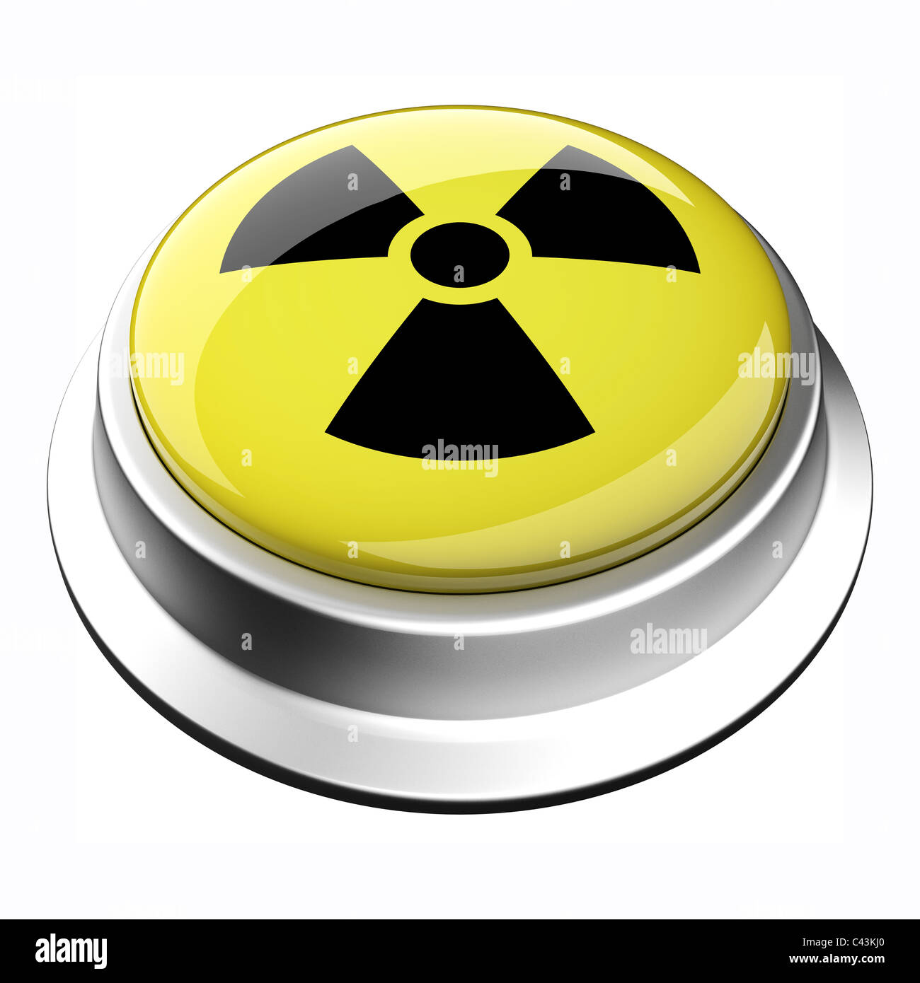 Danger of radiation in 3d Cut Out Stock Images & Pictures - Alamy