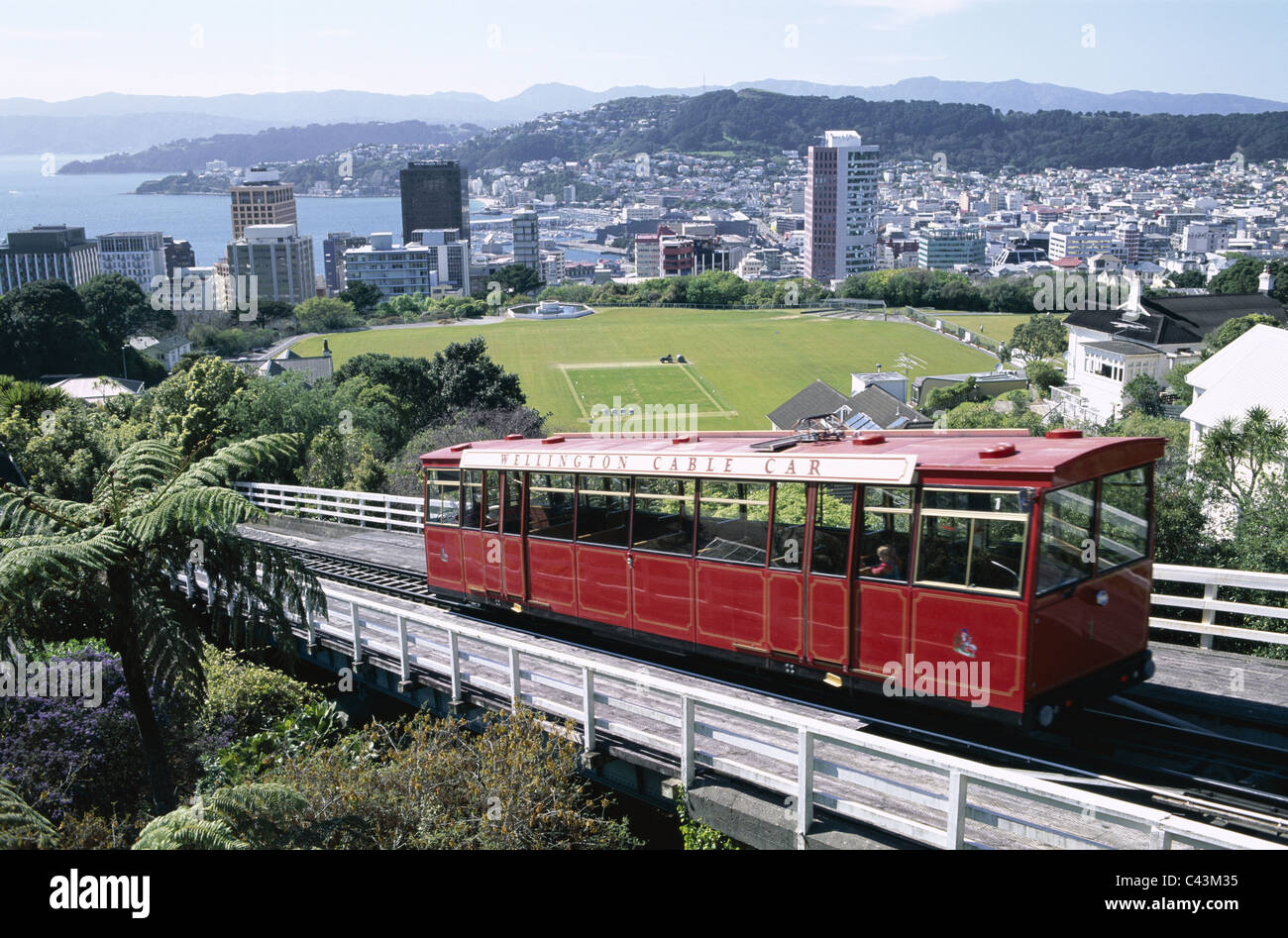 Cable car, City, Holiday, Landmark, New zealand, North island, Skyline ...