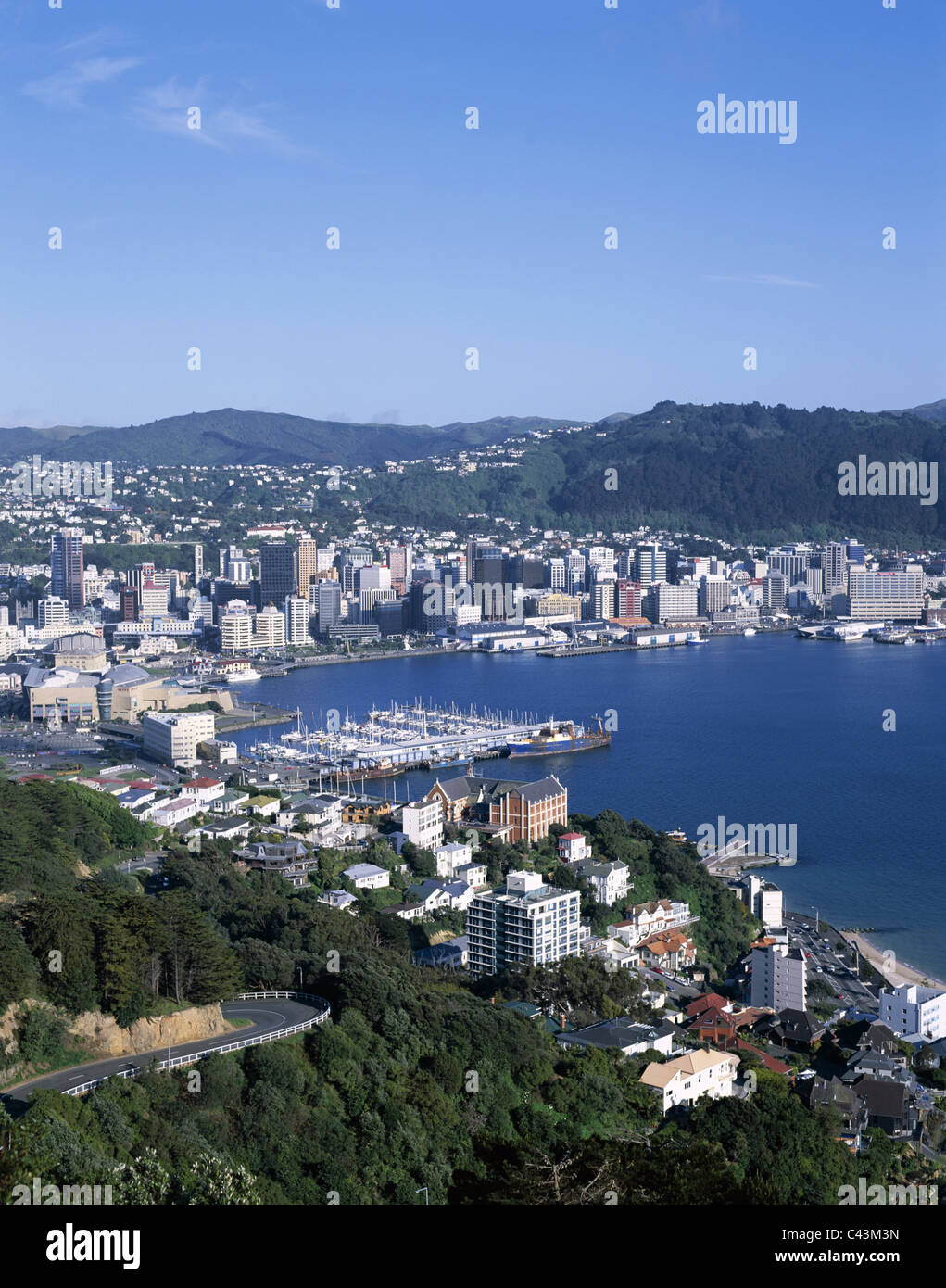 City, Harbour, Holiday, Landmark, New zealand, North island, Skyline ...