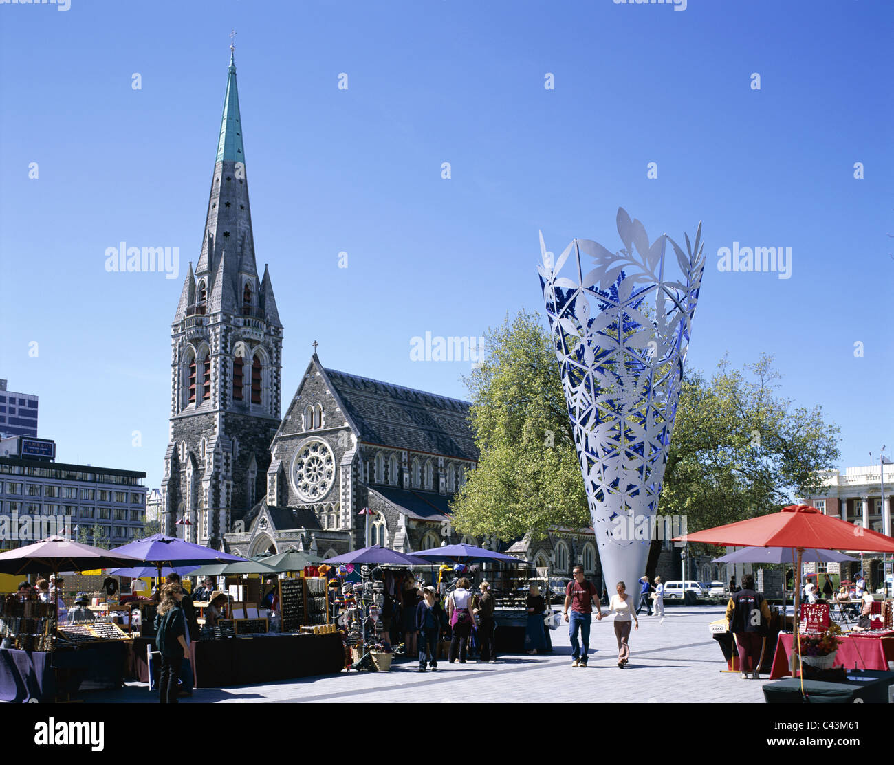 Cathedral, Cathedral square, Christchurch, Holiday, Landmark, New ...
