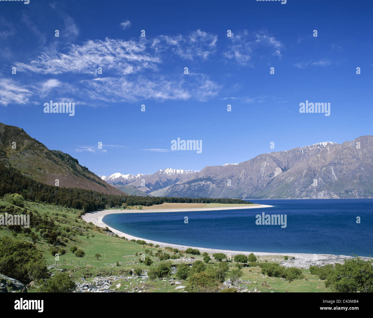 Holiday, Lake hawea, Landmark, Mountain, New zealand, Ranges, South ...