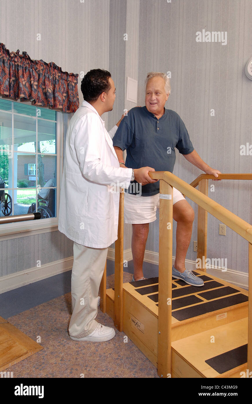 Therapist therapy walking steps hi-res stock photography and images - Alamy