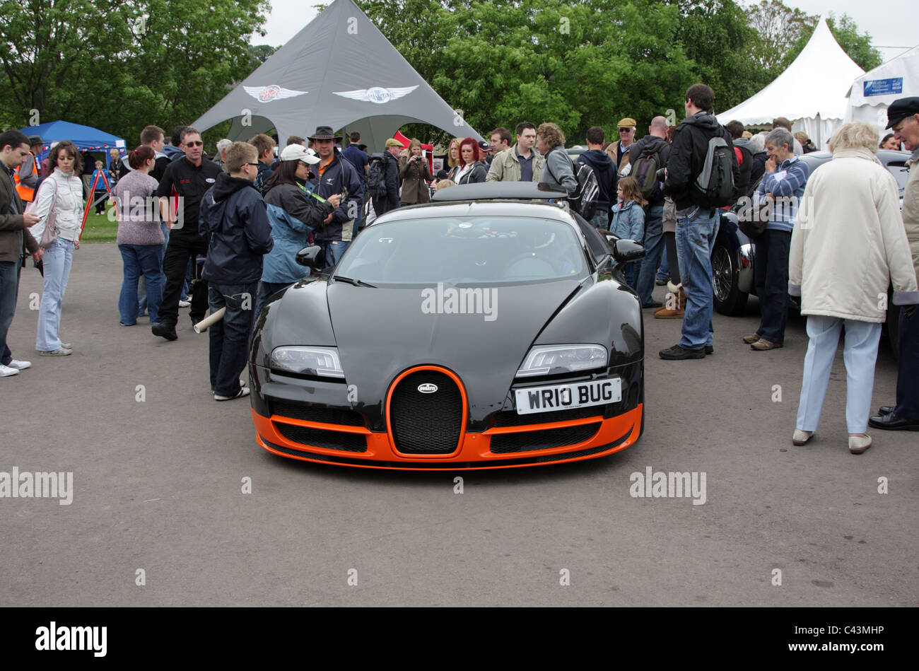 A £1.5 million Bugatti Veyron super sport at Prescott hill climb in ...