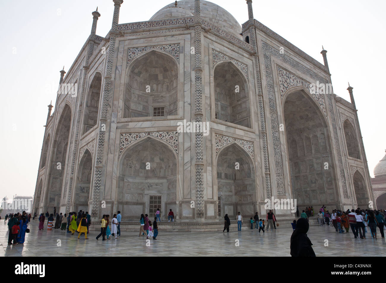 Taj Mahal, side view in main building, Agra, India Stock Photo - Alamy