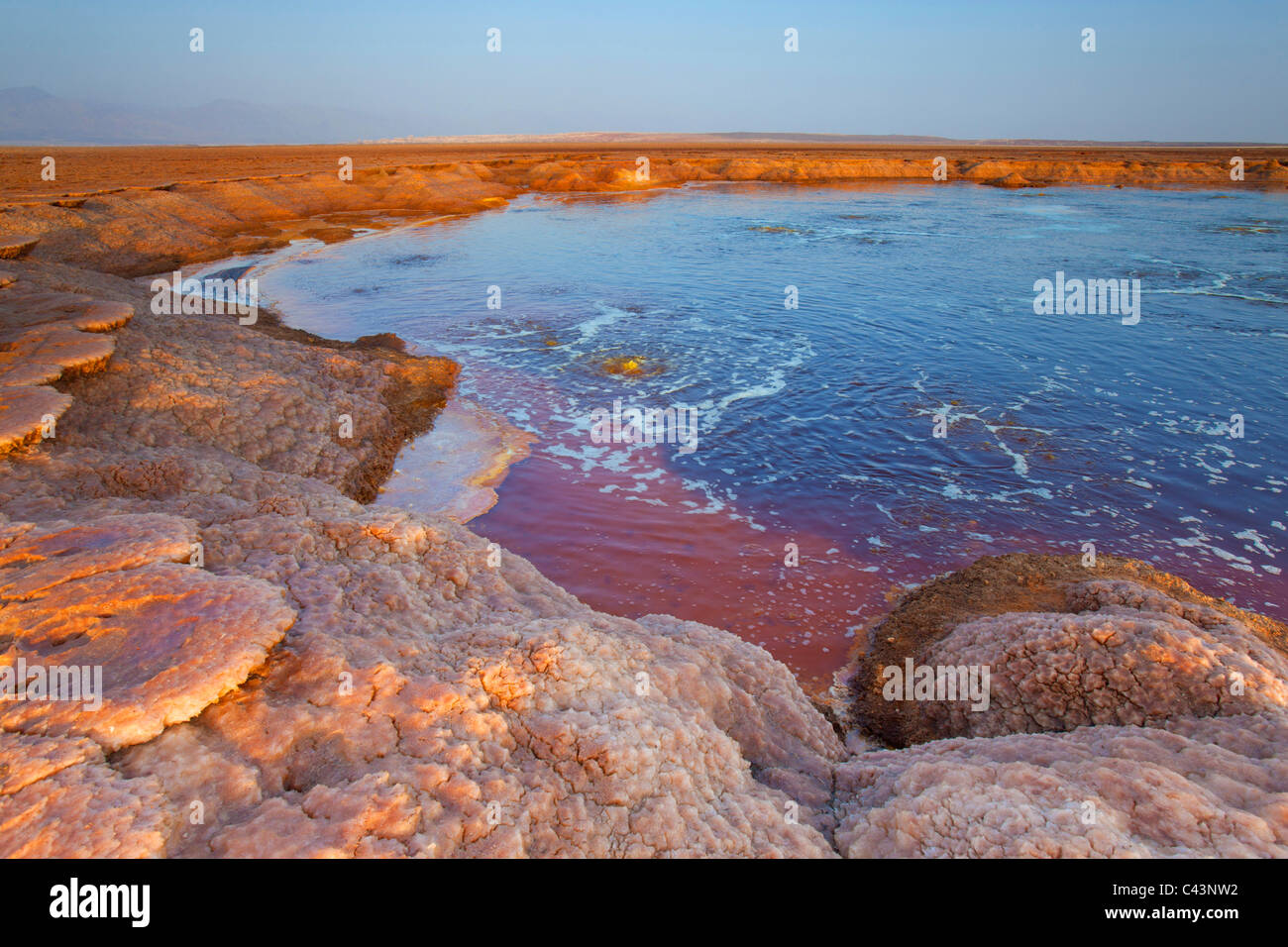 Dallol-Yellow Lake, Africa, Ethiopia, Afar region, Afgar, Danakil ...