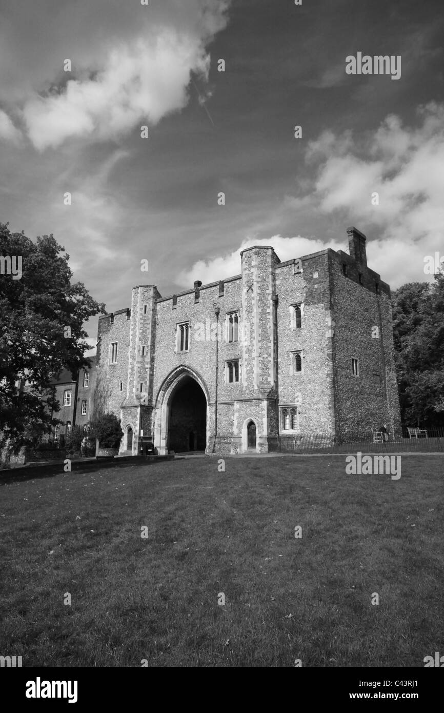 Monastery Gateway St Albans Stock Photo - Alamy