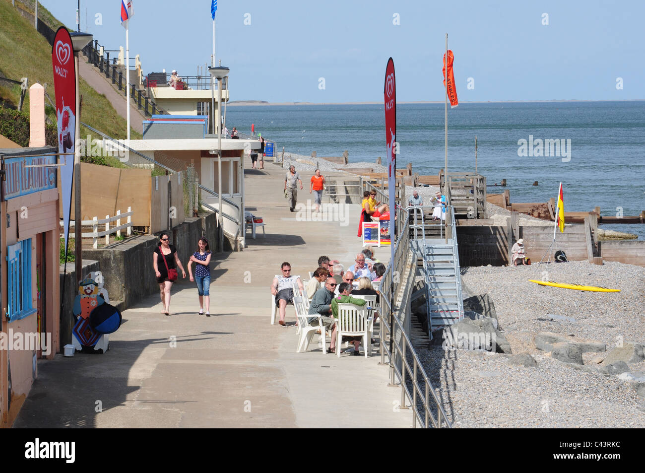 seafront at Sheringham Norfolk Stock Photo - Alamy