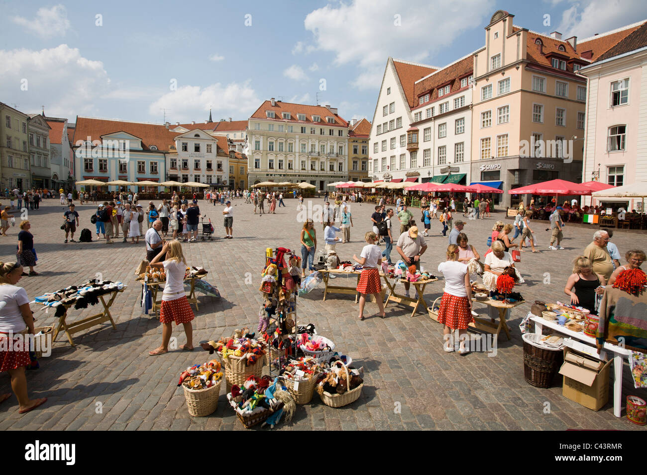 Old Town, theBaltic States, Estonia, Europe, city hall, city hall ...