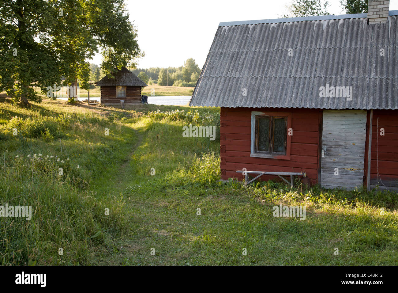 Baltic States, farm farm, farm idyls, Estonia, Europe, Virumaa Stock ...