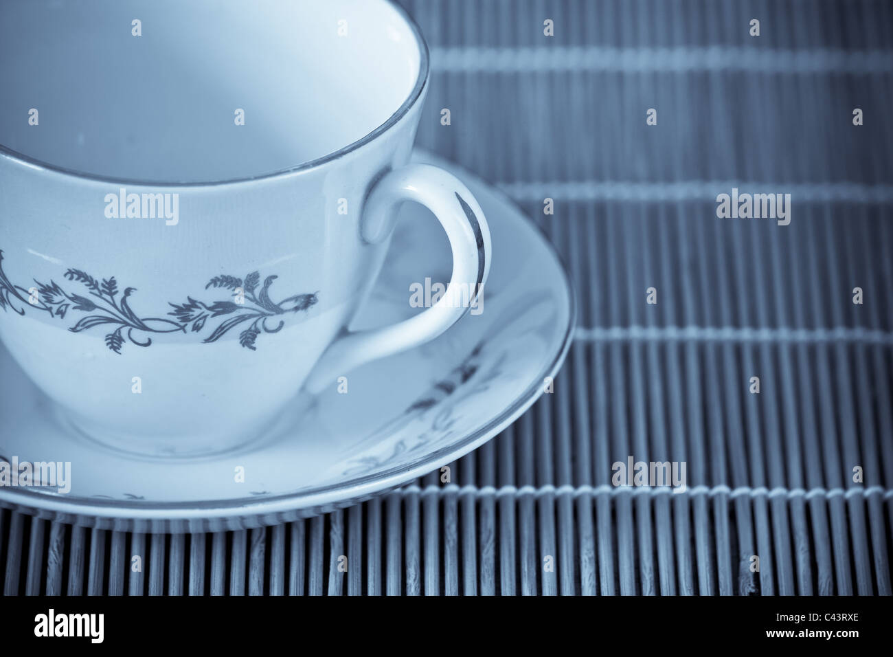 Still life image of an antique tea cup Stock Photo - Alamy