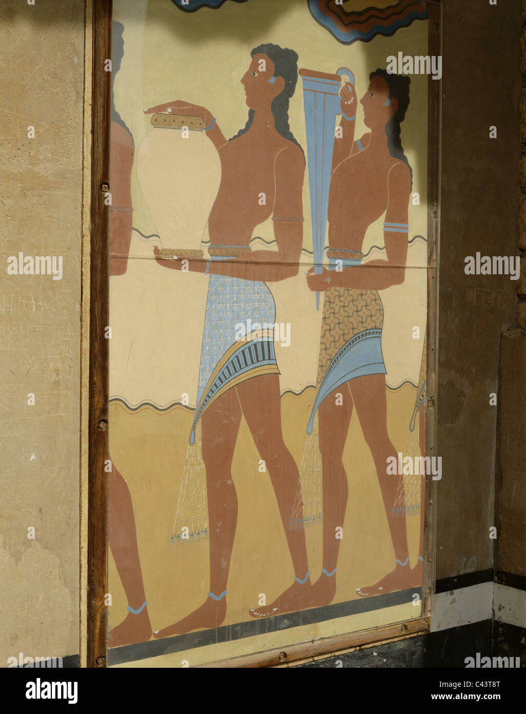 Art, Crete, Fresco, Greece, Europe, Holiday, Knosos, Kriti, Landmark ...