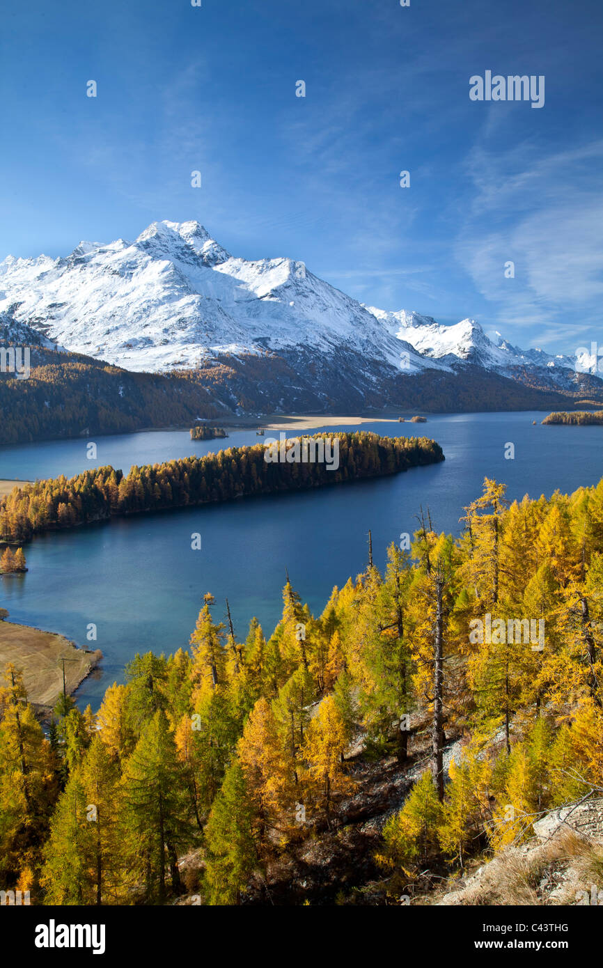 Alps, Engadin, Graubunden, Grisons, autumn color, autumn mood, La ...