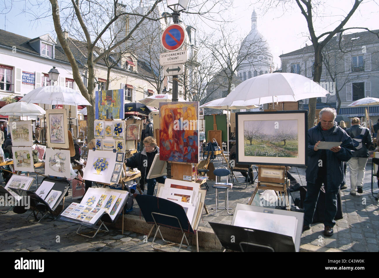 Artists, Artwork, For, France, Europe, Holiday, Landmark, Montmartre ...