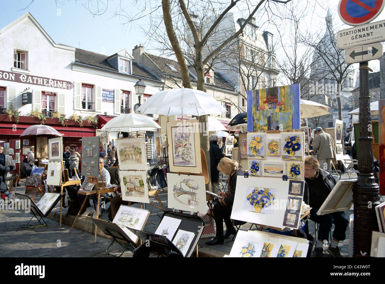 Artists, Artwork, For, France, Europe, Holiday, Landmark, Montmartre ...