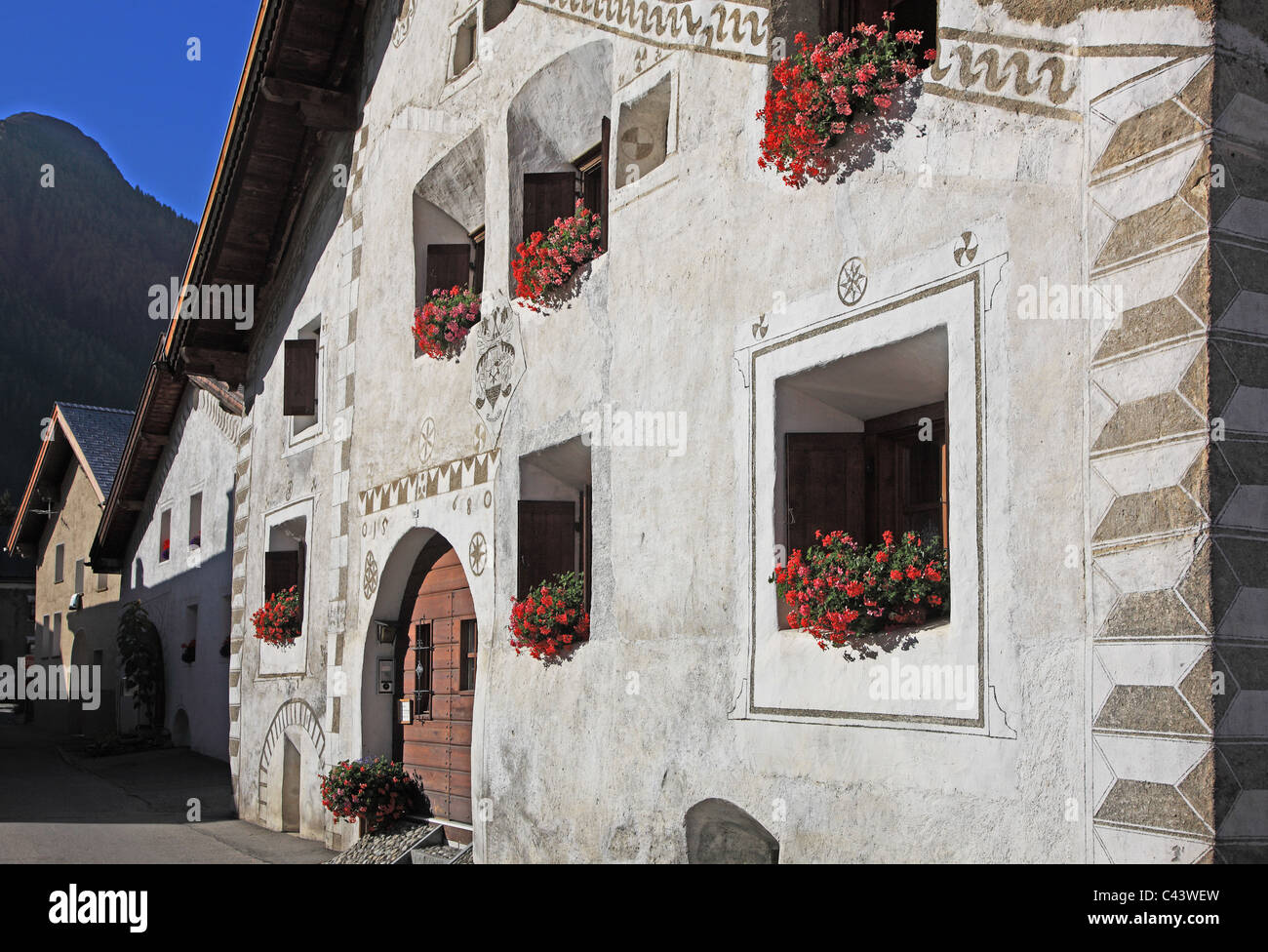 Engadin window hi-res stock photography and images - Alamy