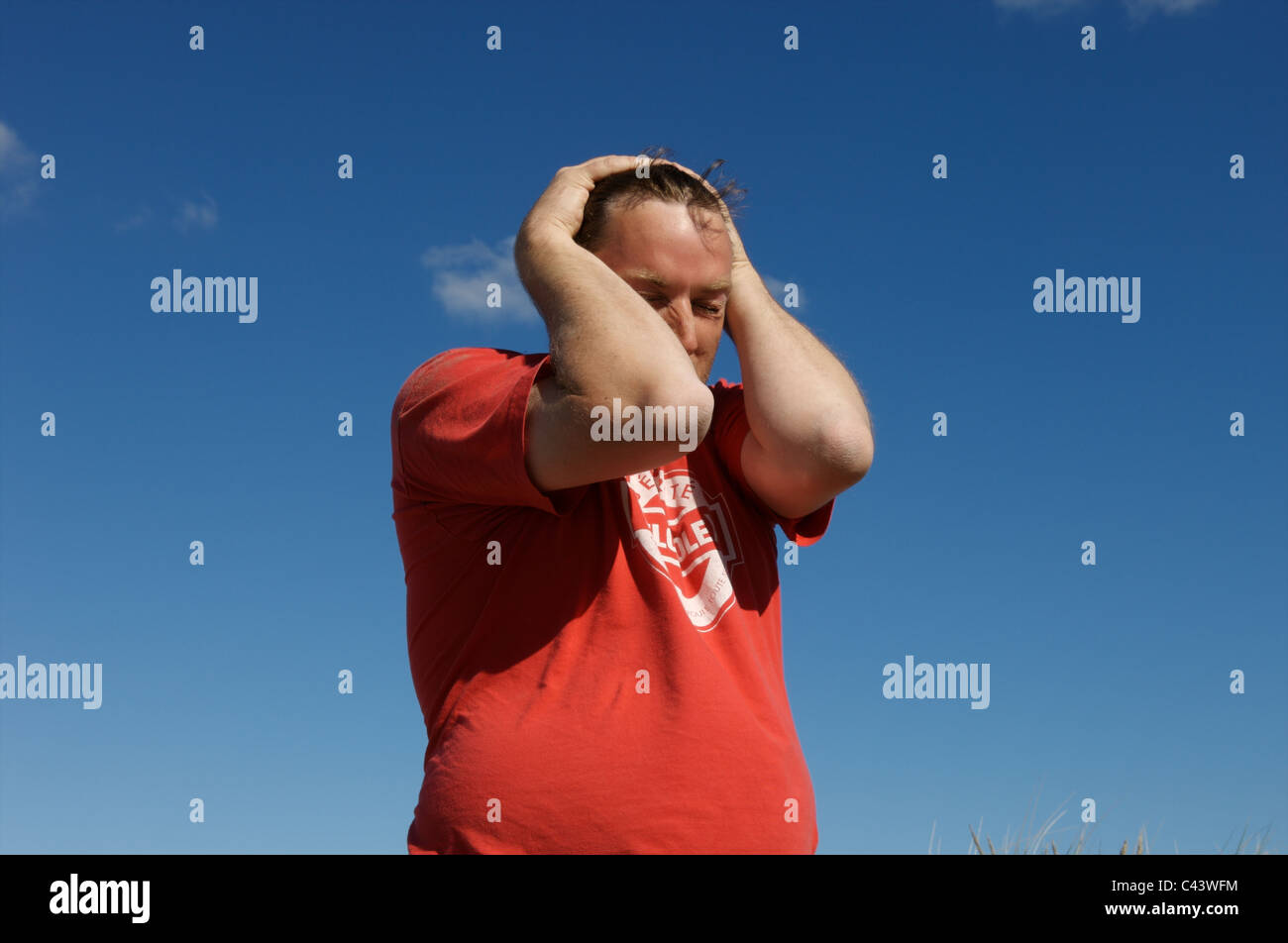 Hold head in shame hi-res stock photography and images - Alamy