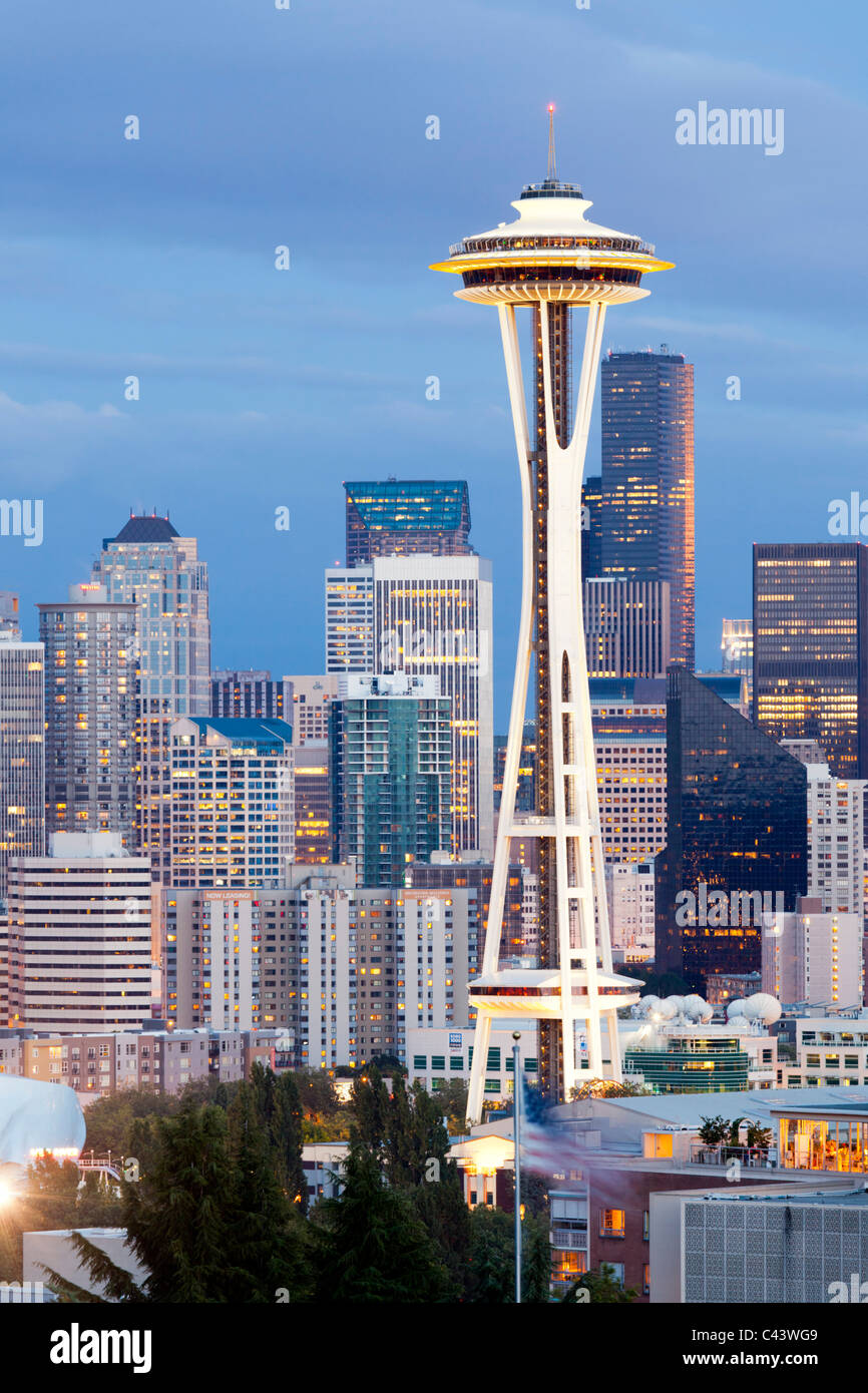 Seattle skyline from Kerry Park, USA Stock Photo - Alamy