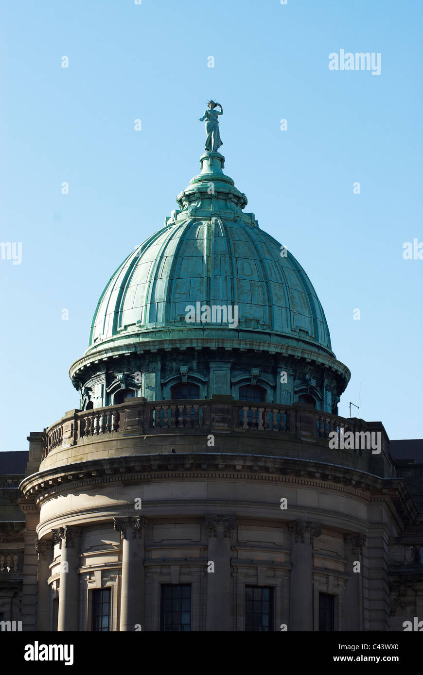 Dome of the Mitchell Library Glasgow Stock Photo - Alamy