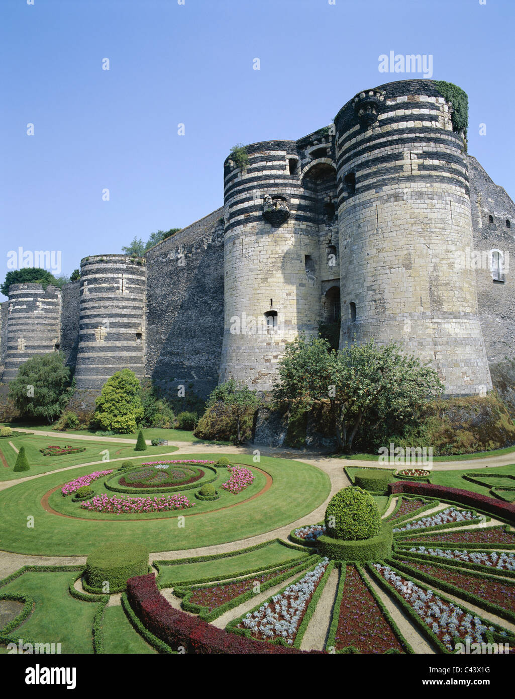 Angers, Castle, Chateau, D´angers, France, Europe, Holiday, Landmark ...