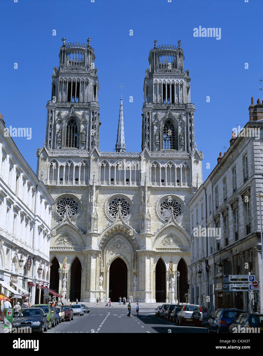 Cathedral, Cathedrale, Croix, France, Europe, Holiday, Landmark, Loire ...