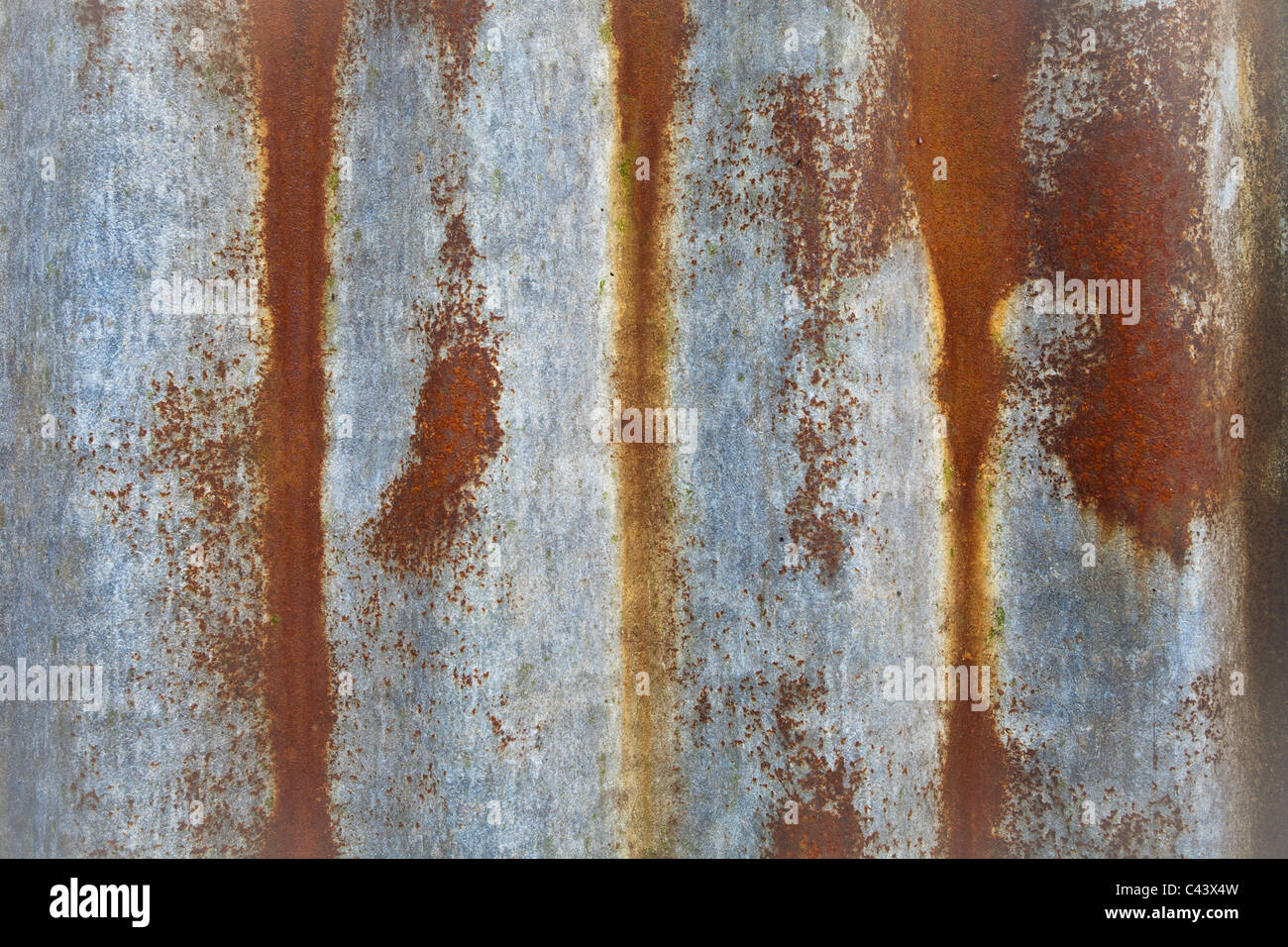 Close up of rusty corrugated iron Stock Photo - Alamy