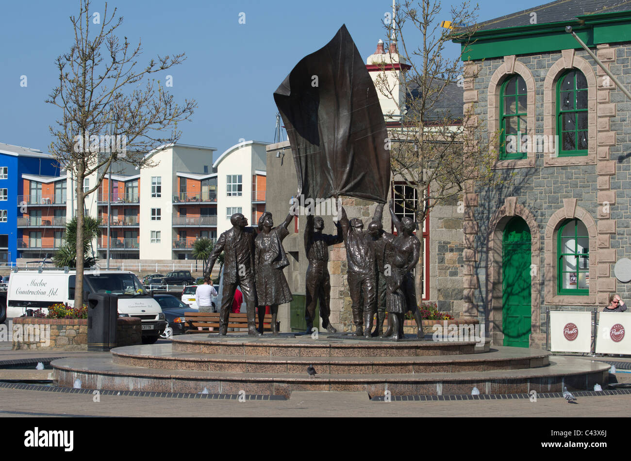 Flag st helier channel islands hi-res stock photography and images - Alamy