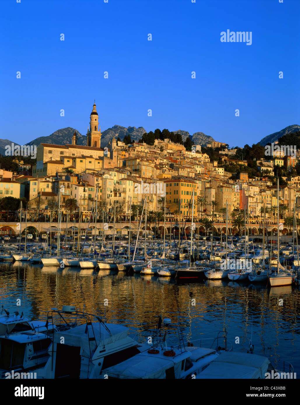 Cote d´azur, France, Europe, Harbour, Holiday, Landmark, Menton ...