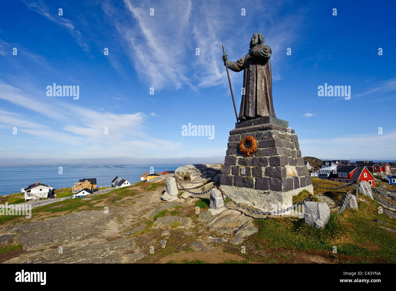 Nuuk greenland statue hi-res stock photography and images - Alamy