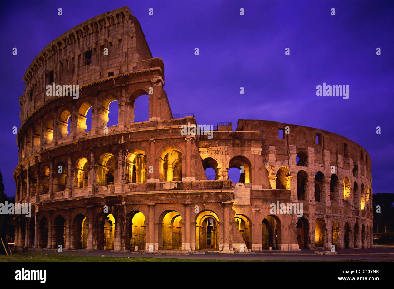 Colosseum, Holiday, Italy, Europe, Landmark, Night, Rome, Tourism ...
