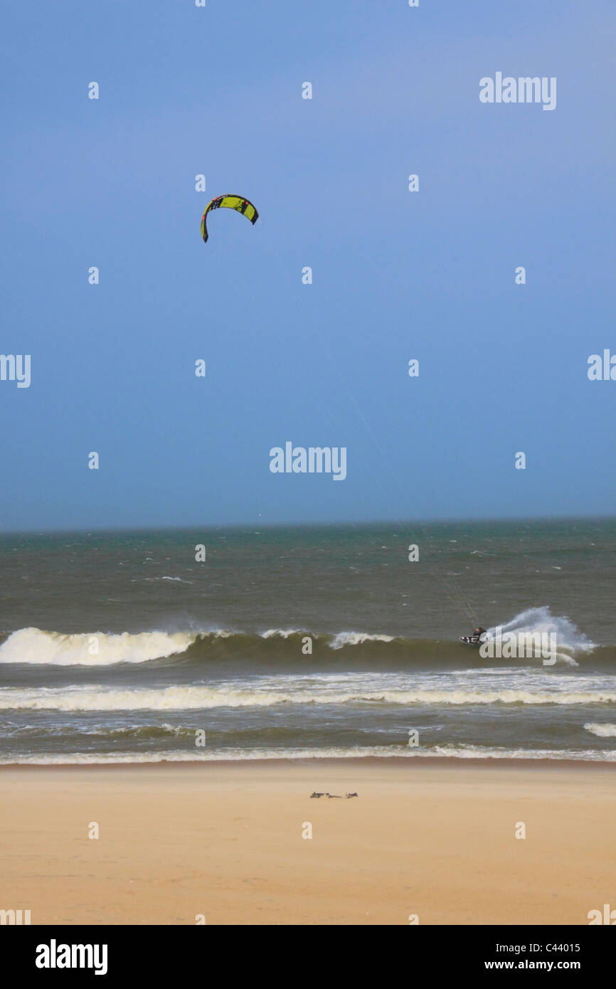 Kiteboarding at Cape Hatteras National Seashore, Outer Banks, Buxton ...