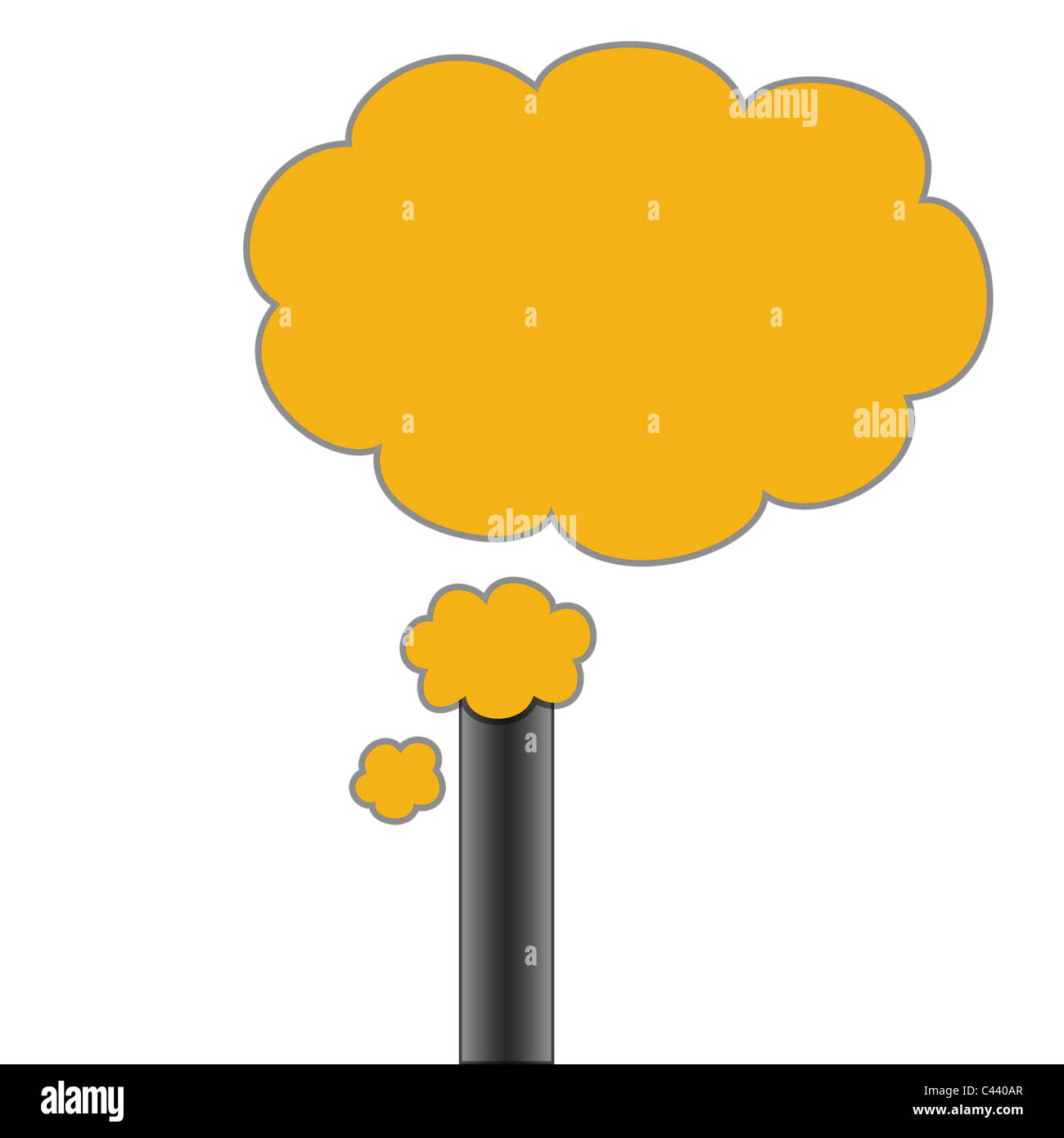 Speech of thought bubble sign isolated on white background Stock Photo ...