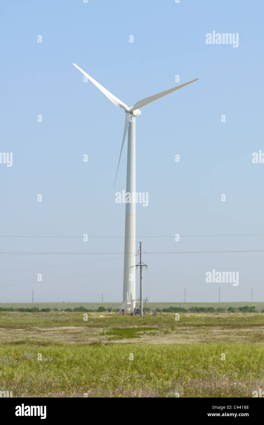 Lonely wind generator in hi-res stock photography and images - Alamy