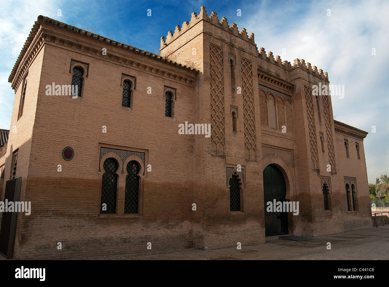 Palace of the buhaira, placed in the Buhaira gardens in Seville, Spain ...
