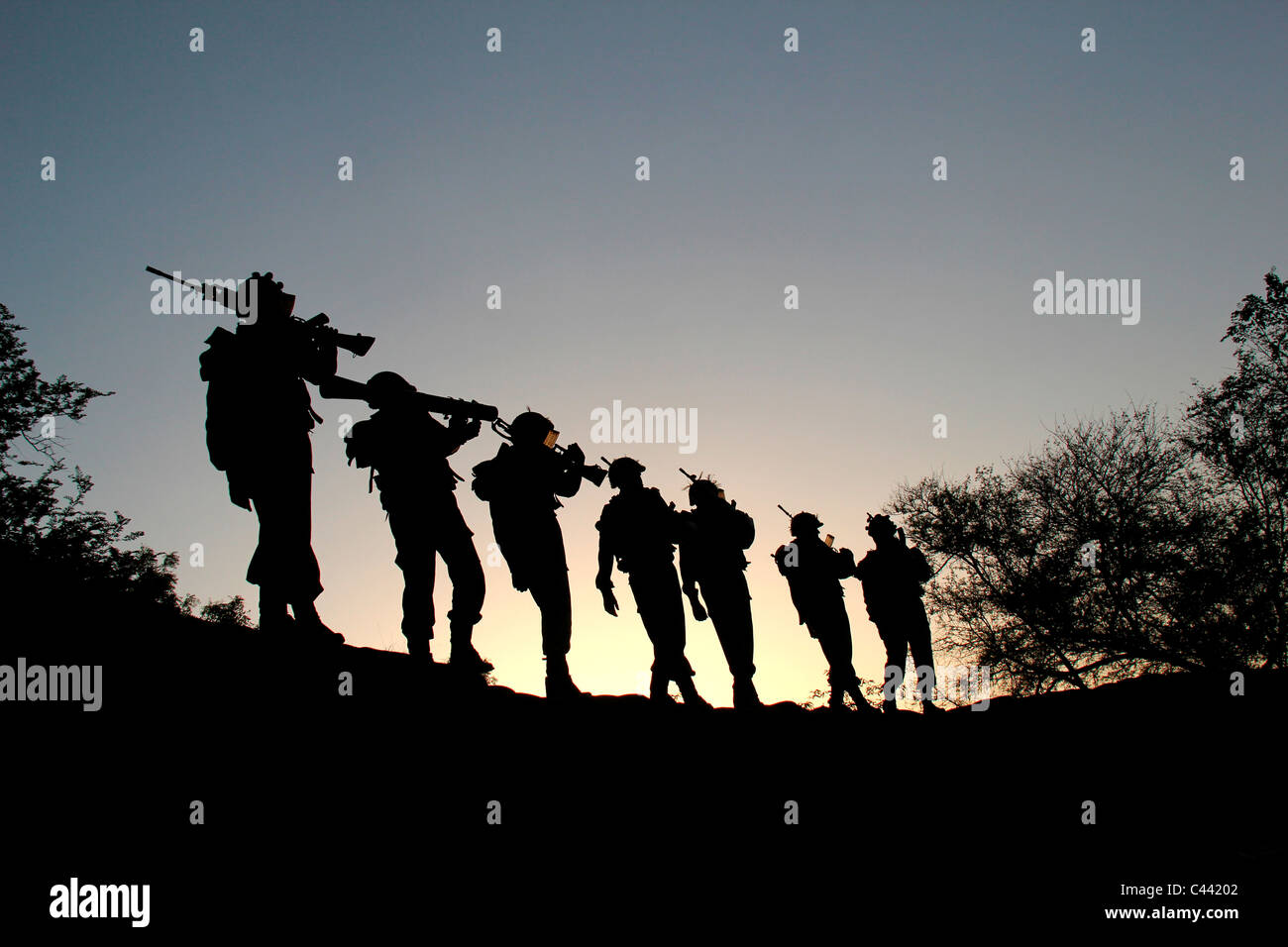 Border Security Personnel of India doing Patrol duty at India Pakistan ...