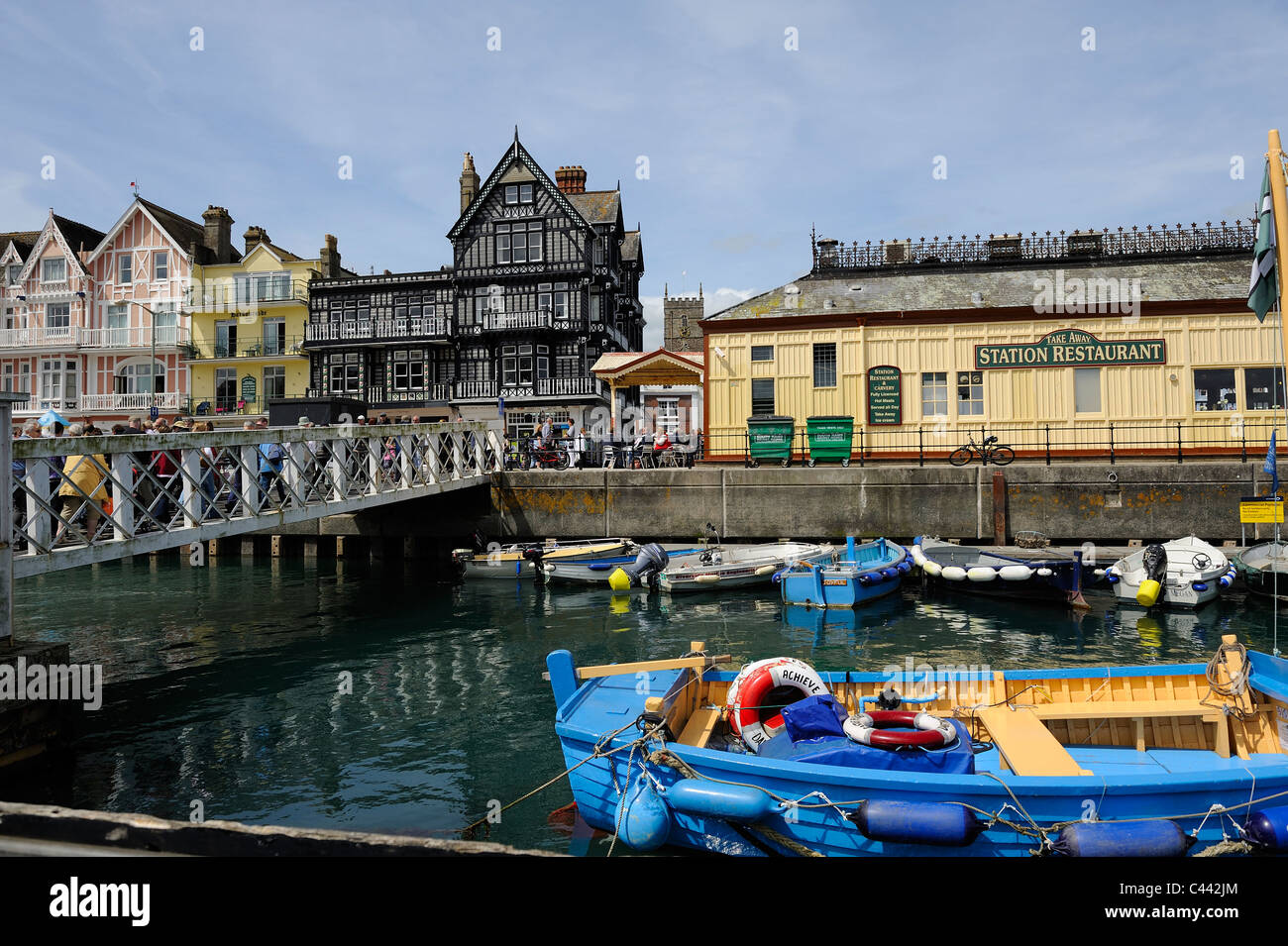 station restaurant dartmouth devon england uk Stock Photo - Alamy