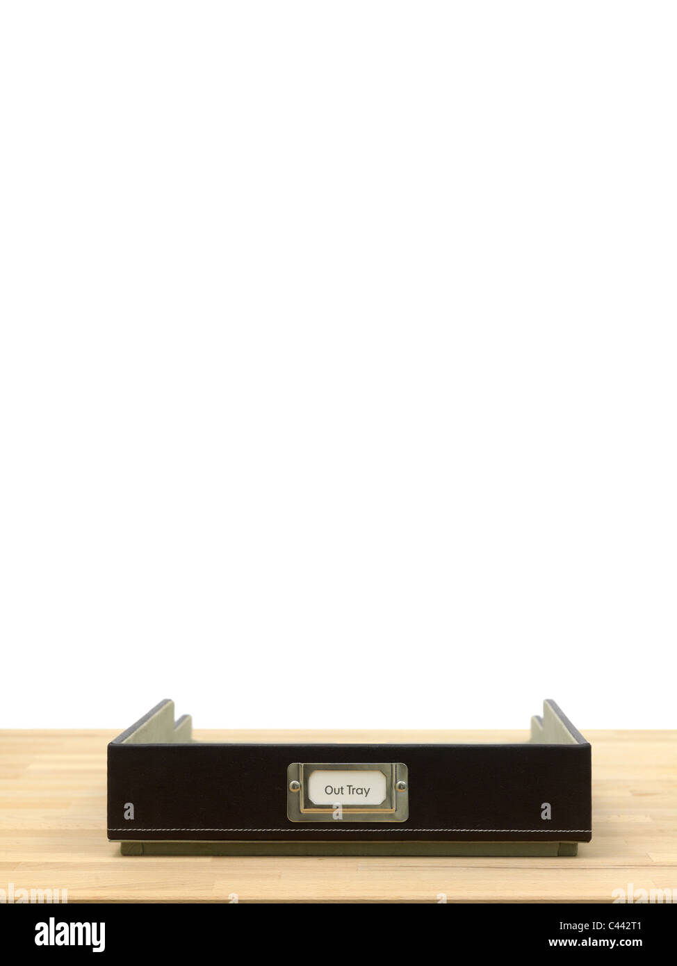 In and out office trays in an office situation Stock Photo - Alamy