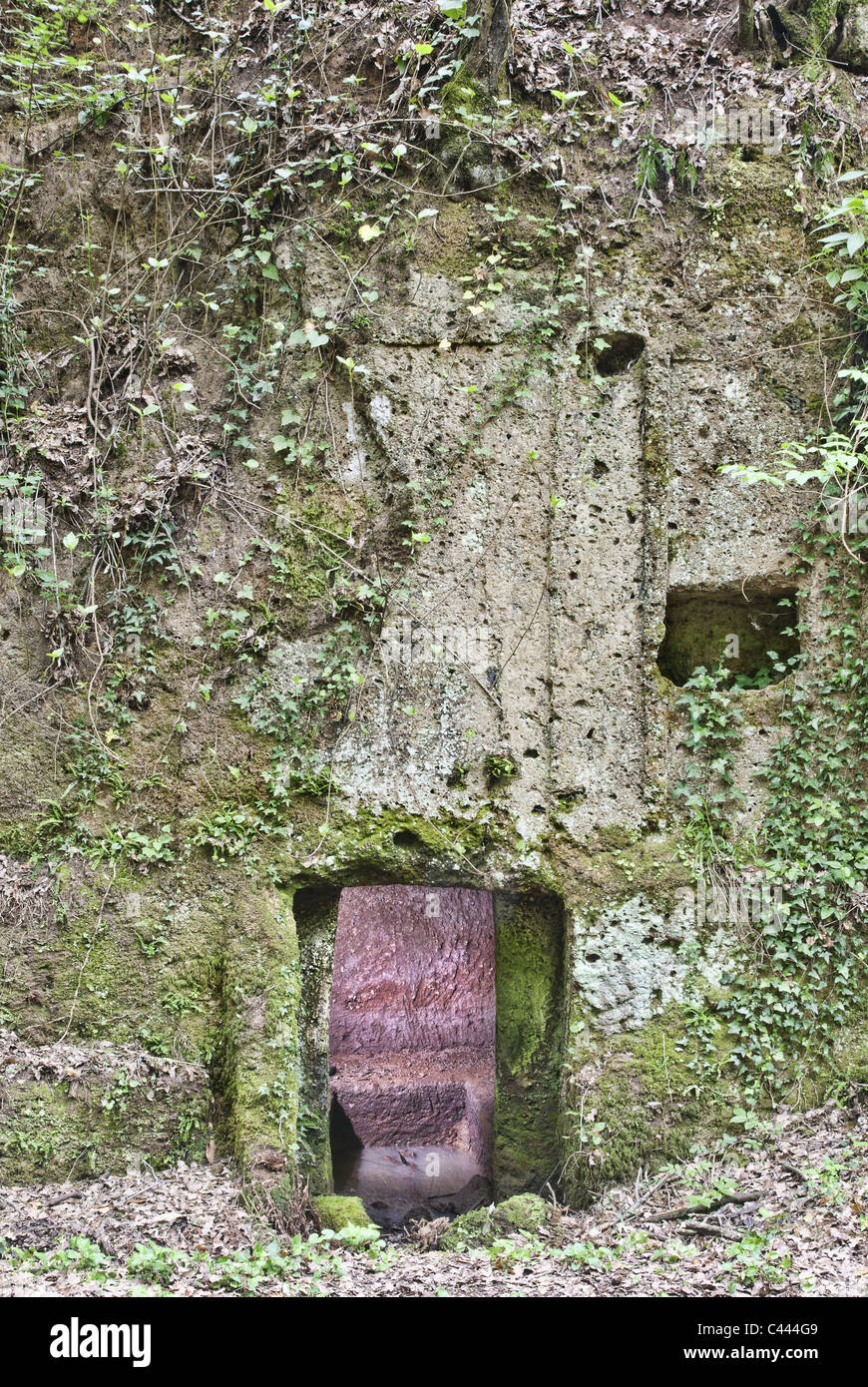 etruscan necropolis of san giuliano in italy Stock Photo - Alamy