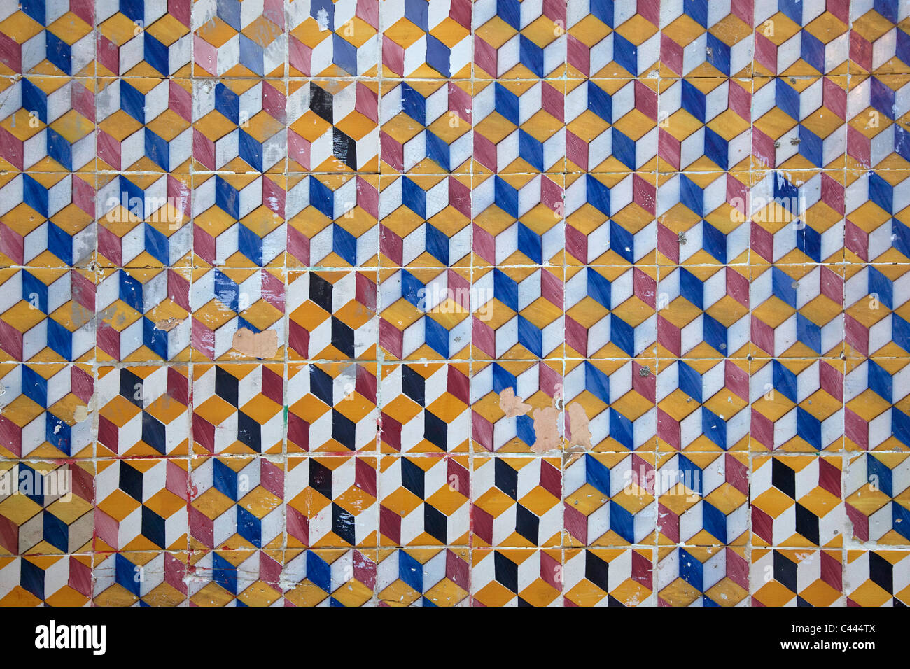 Patterned wall tiles Stock Photo - Alamy