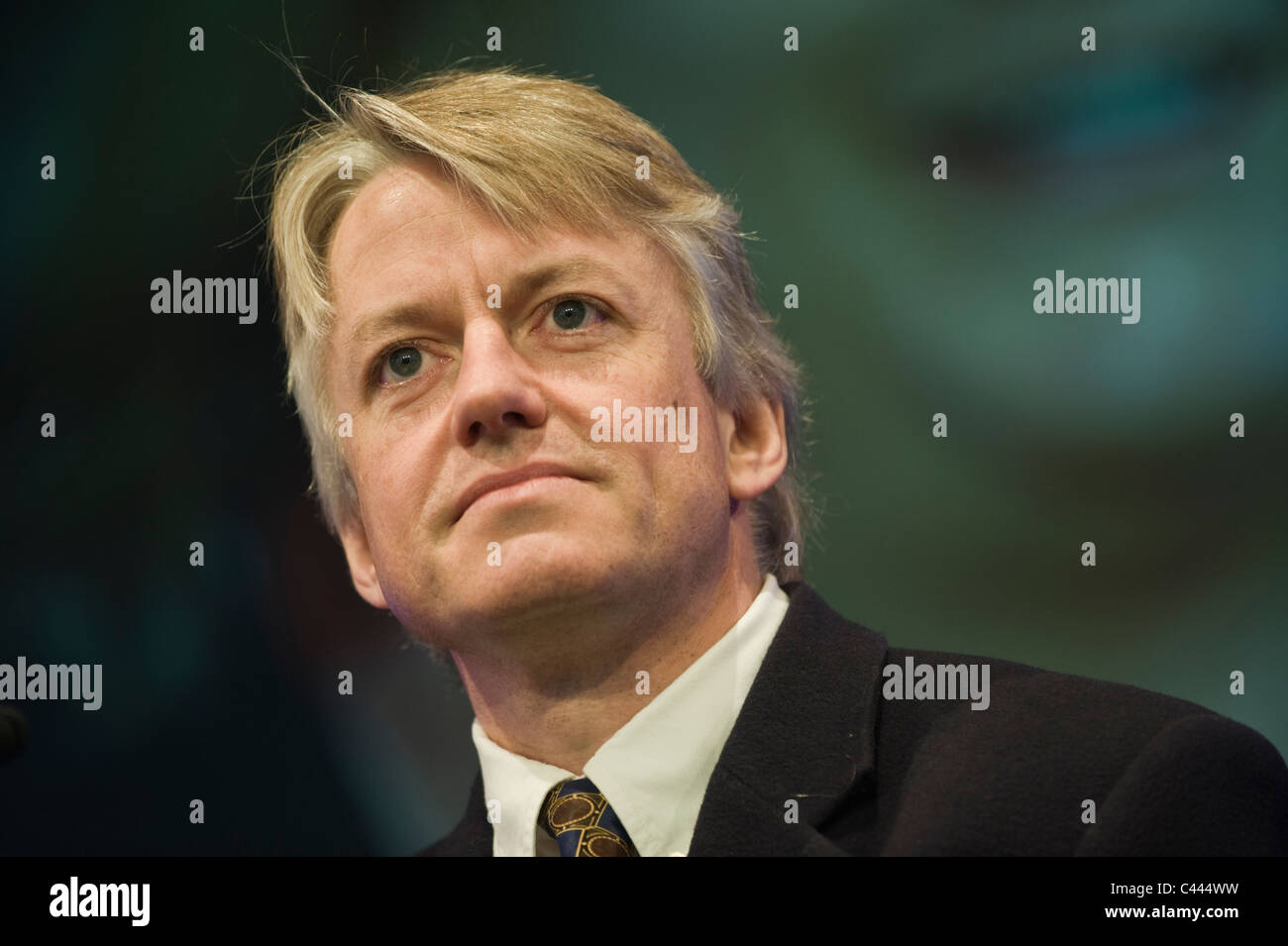 Michael Wright journalist and author pictured at Hay Festival 2011 ...