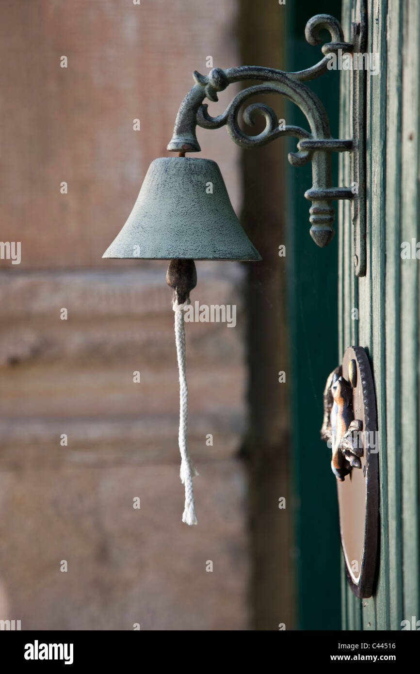A bell on a wall Stock Photo - Alamy