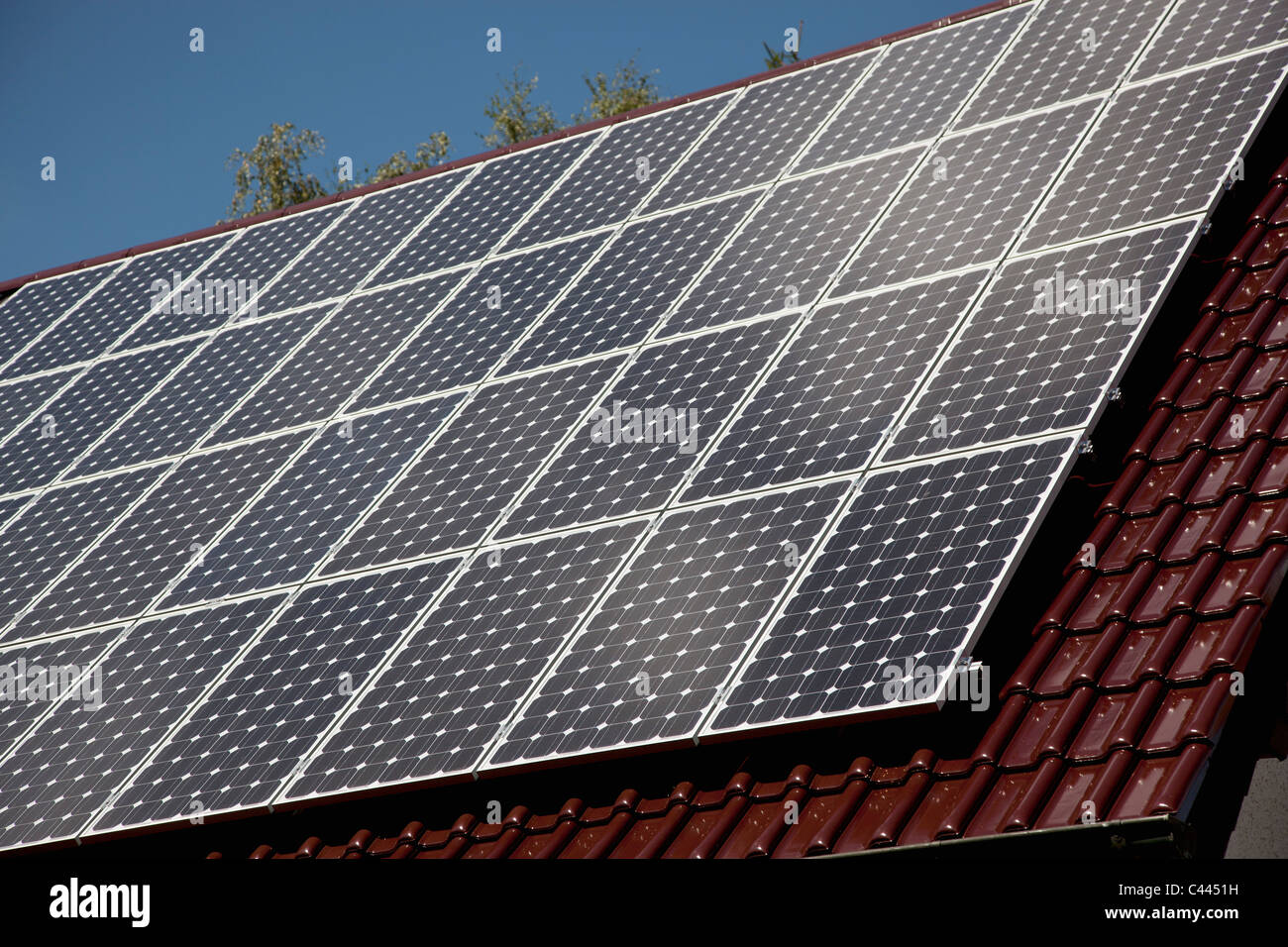 Solar on roof hi-res stock photography and images - Alamy