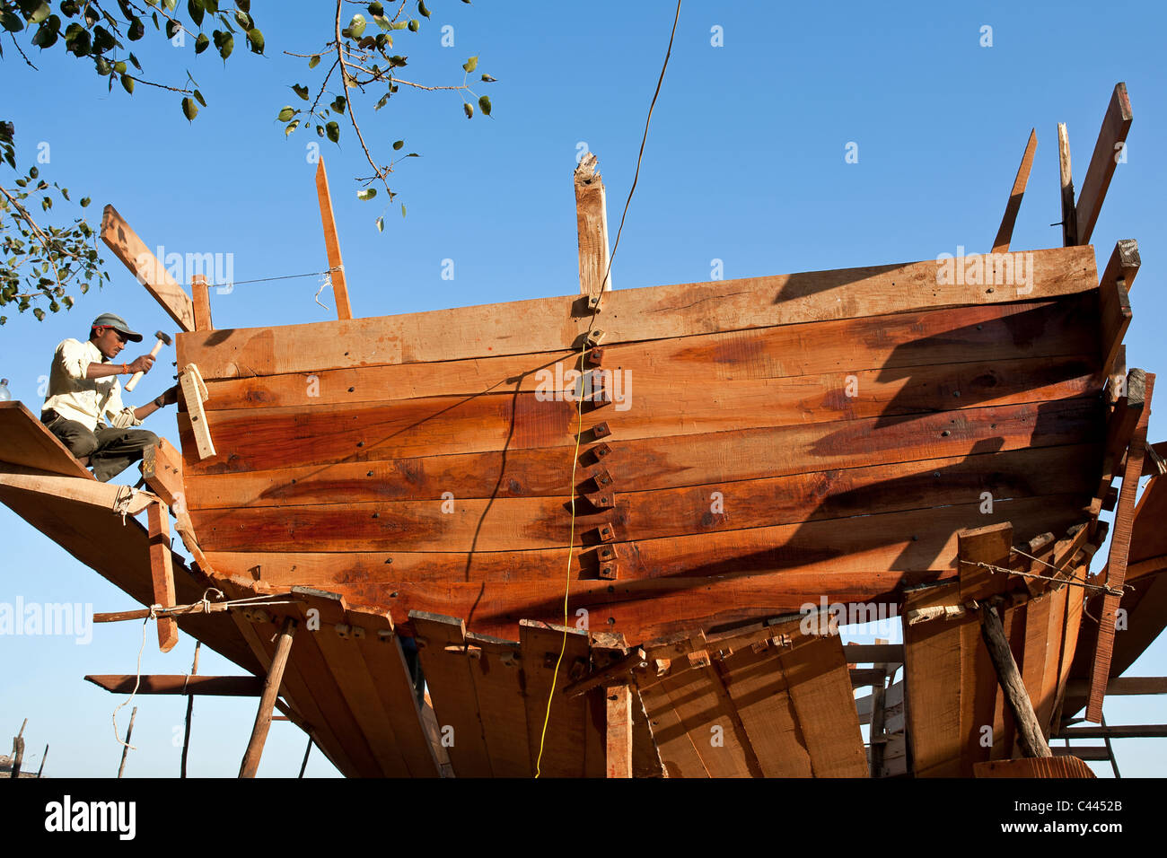 Shipyard. Diu Island. Gujarat. India Stock Photo - Alamy