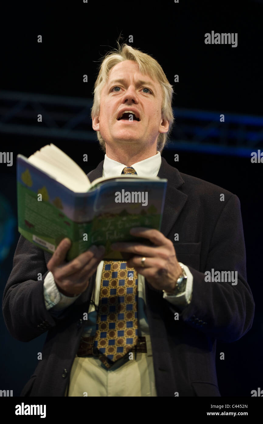 Michael Wright journalist and author pictured at Hay Festival 2011 writer of C'est La Folie ...