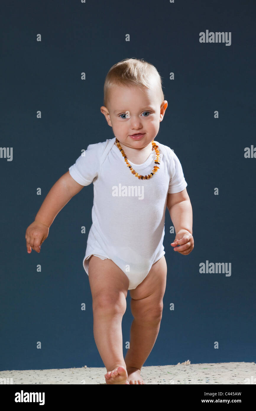 Child walking studio hi-res stock photography and images - Alamy