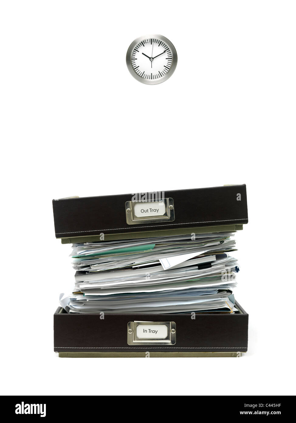 In out office trays in hi-res stock photography and images - Alamy