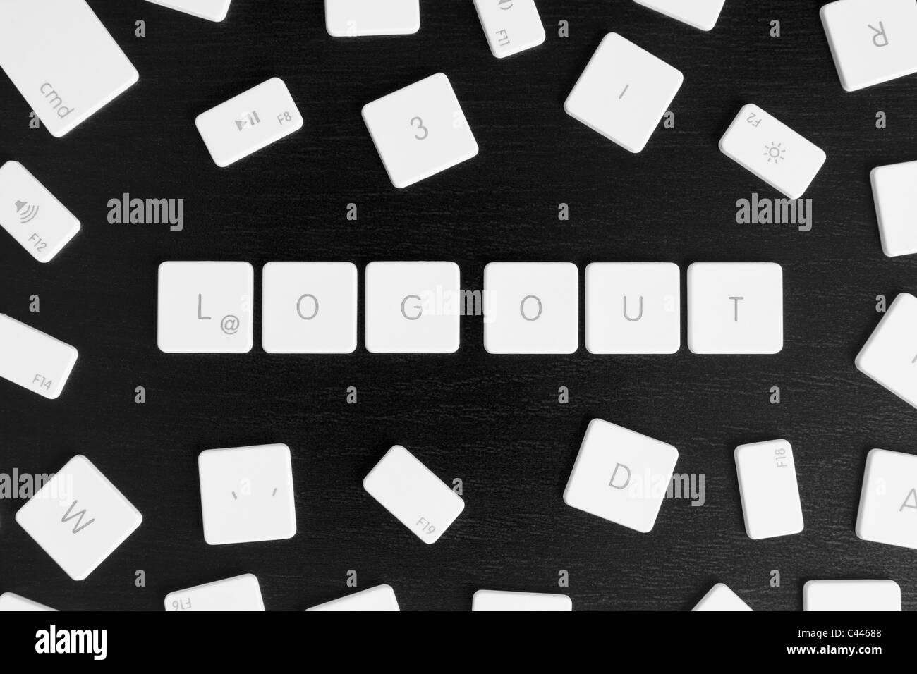 Logout hi-res stock photography and images - Alamy